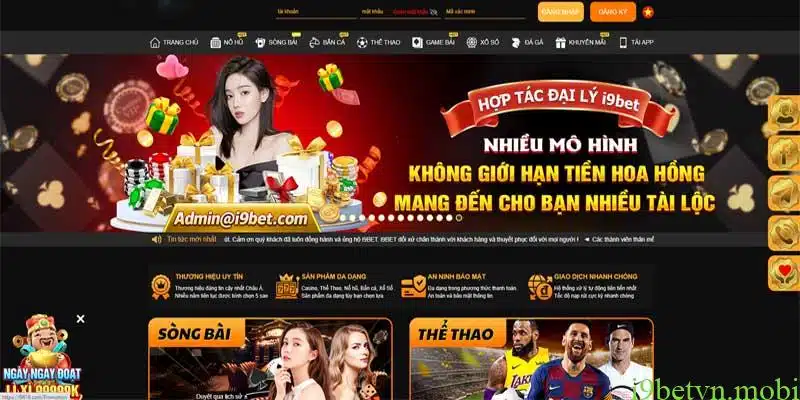 Nhà cái i9Bet là địa chỉ cá cược uy tín nhất định không được bỏ lỡ